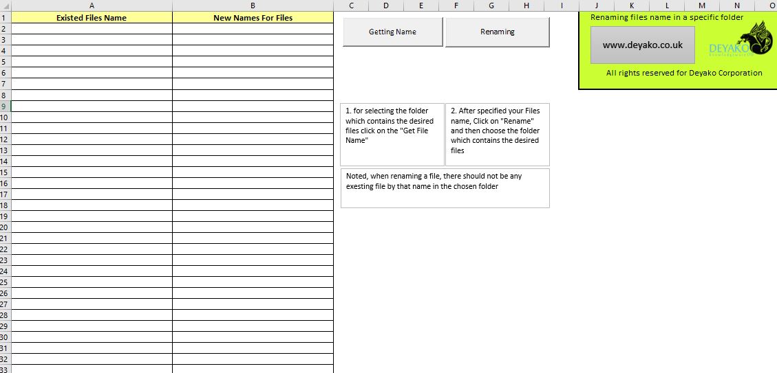 Renaming Files In Folder With Excel Deyako